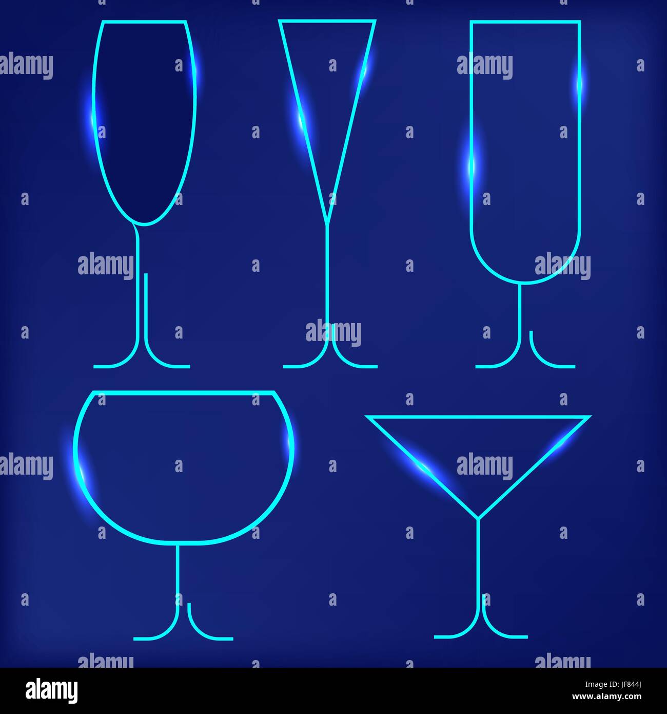 Glass lemonade on color Stock Vector Images - Alamy