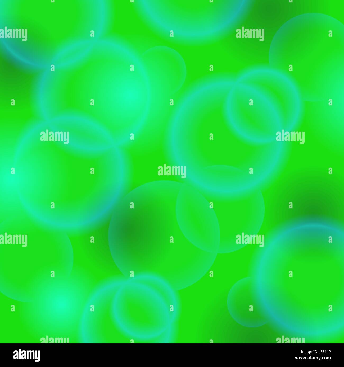 Abstract Spring Green Background. Green Bubble Texture Stock Vector ...