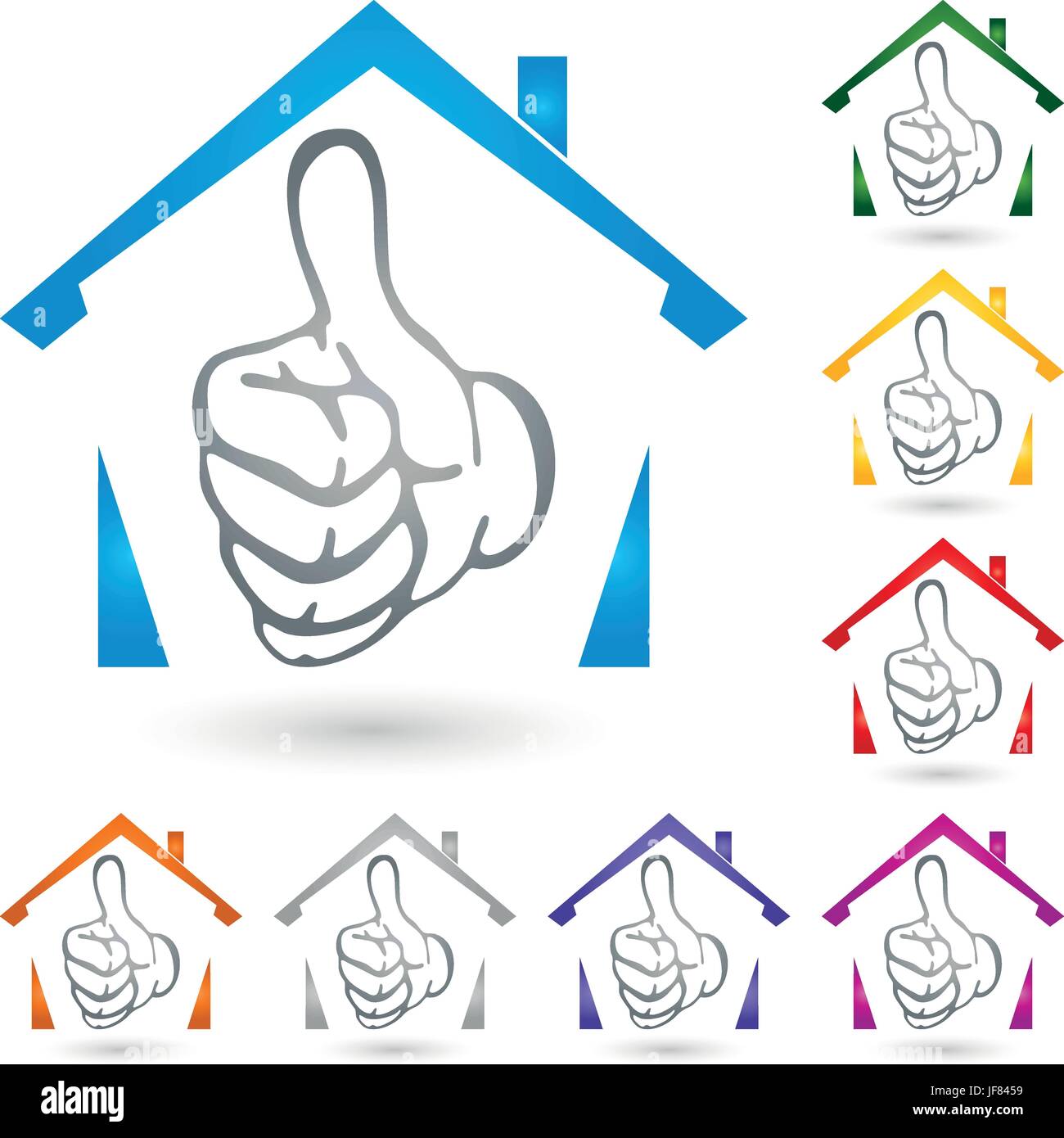 Daumen finger hoch Stock Vector Images - Alamy