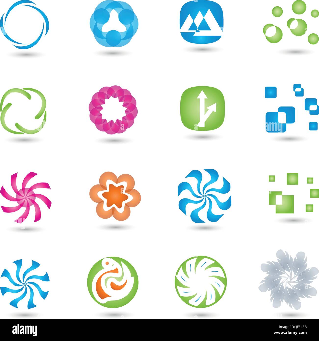 Logos sammlung vector vectors hi-res stock photography and images - Alamy