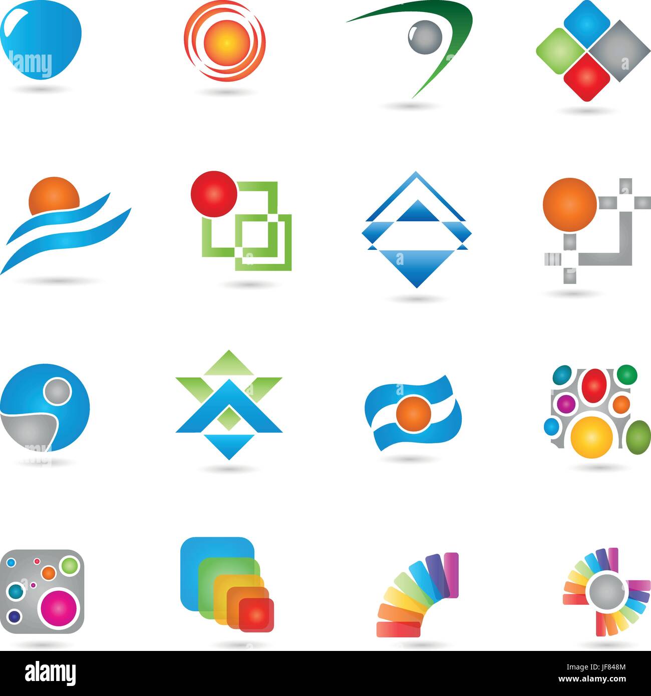 logos collection service Stock Vector Image & Art - Alamy