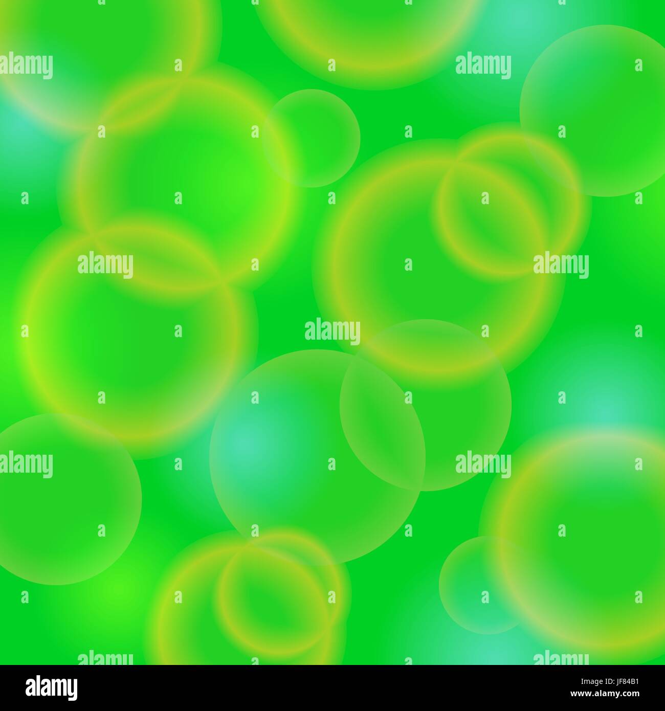 Abstract Spring Green Background. Green Bubble Texture Stock Vector ...