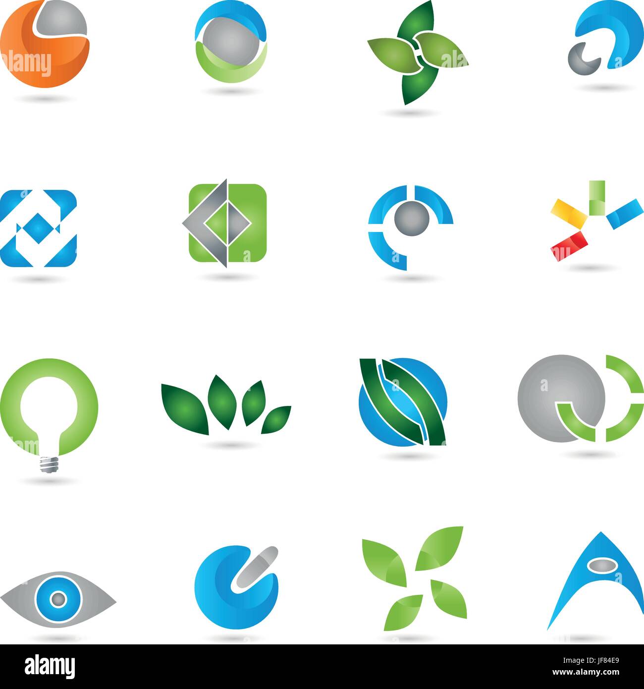 logos collection services Stock Vector Image & Art - Alamy