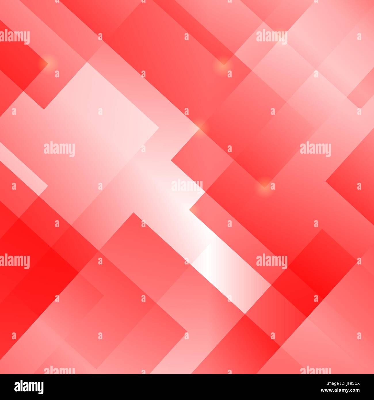 Abstract Red Squares Background. Red Geometric Pattern Stock Vector ...
