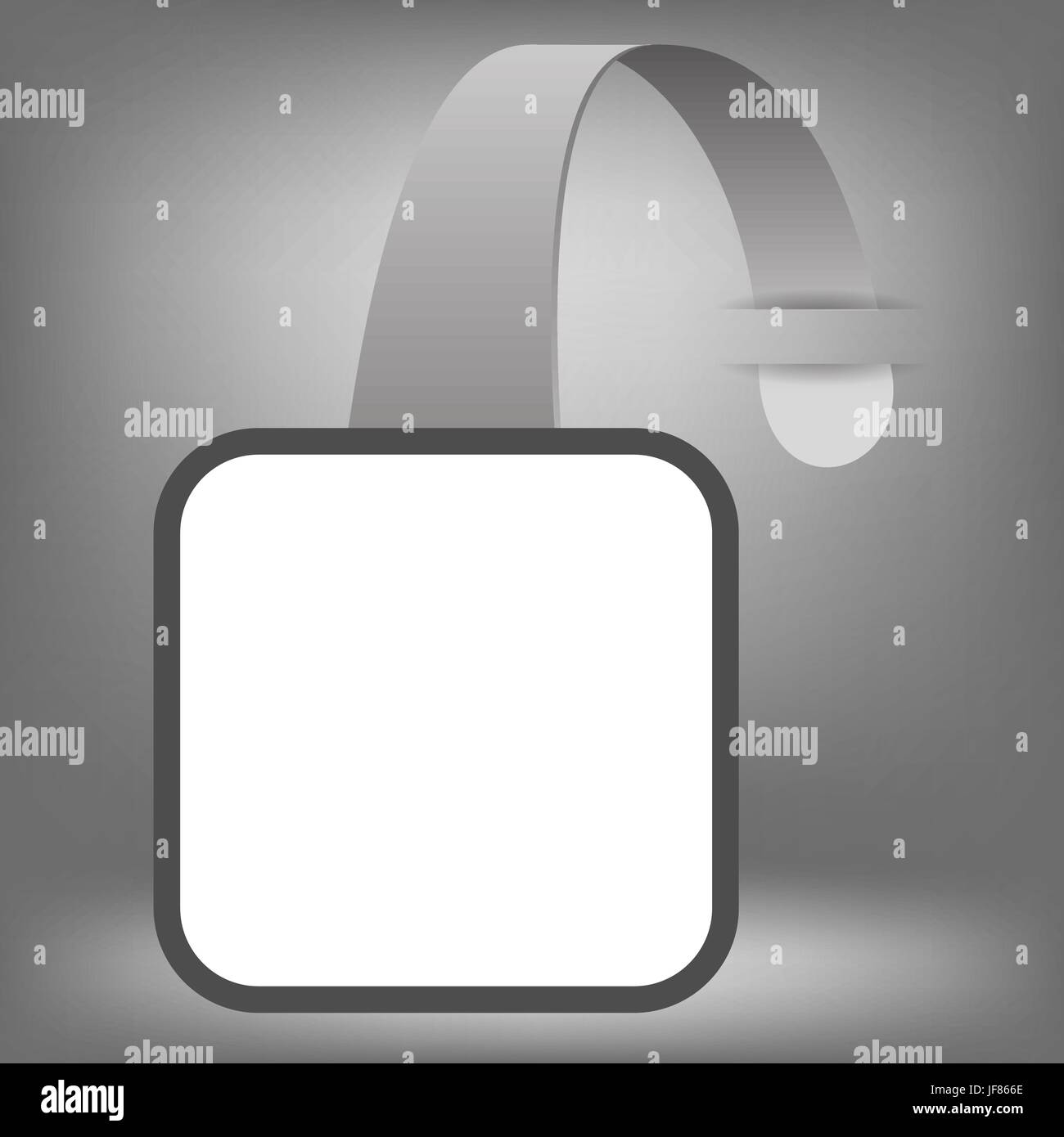 Wobbler Icon Isolated on Soft Grey Background Stock Vector Image & Art ...