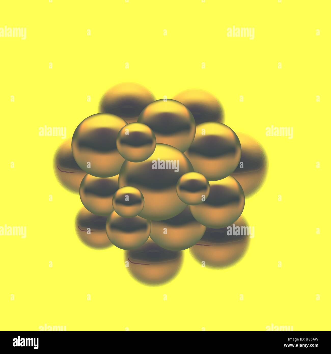 Abstract Molecules Design. Set Molecules Spheres Abstract background ...