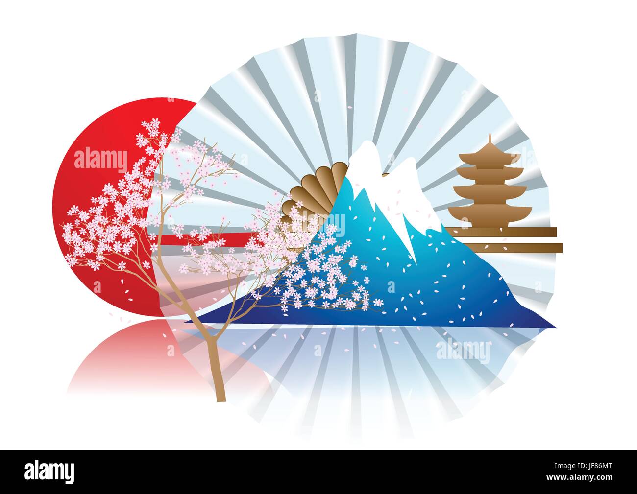 Japan style elements Stock Vector Image & Art - Alamy
