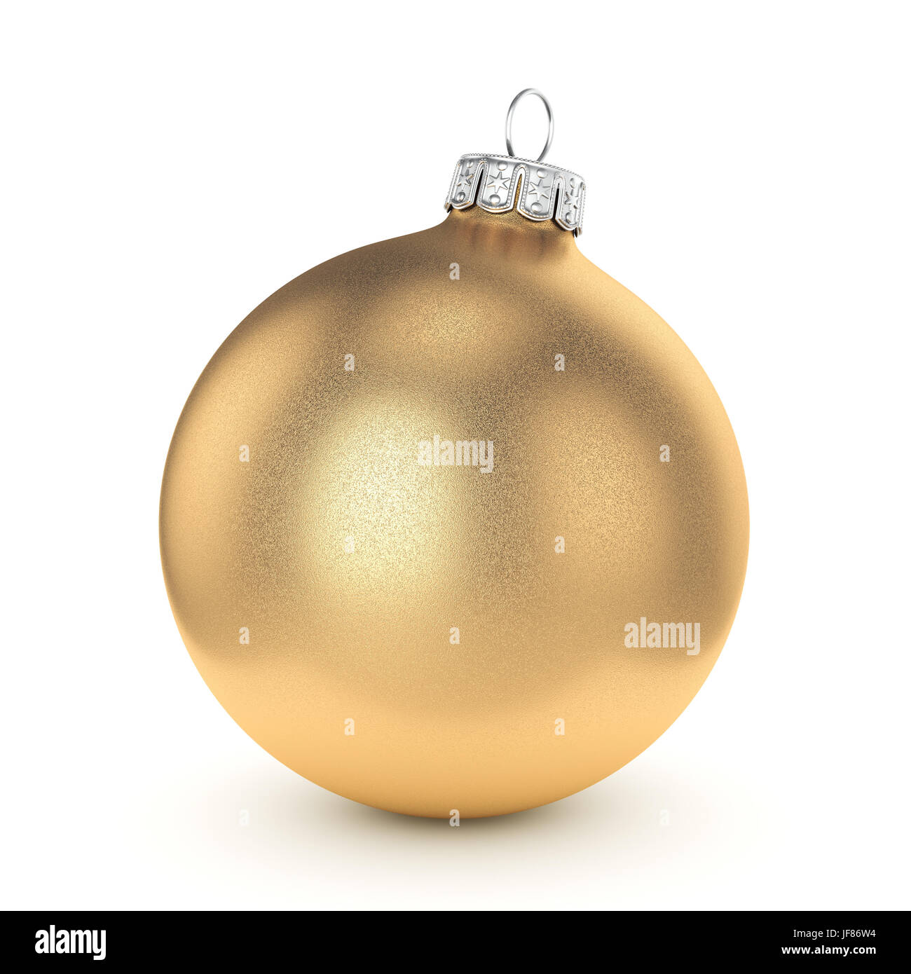 3D rendering gold Christmas ball Stock Photo - Alamy