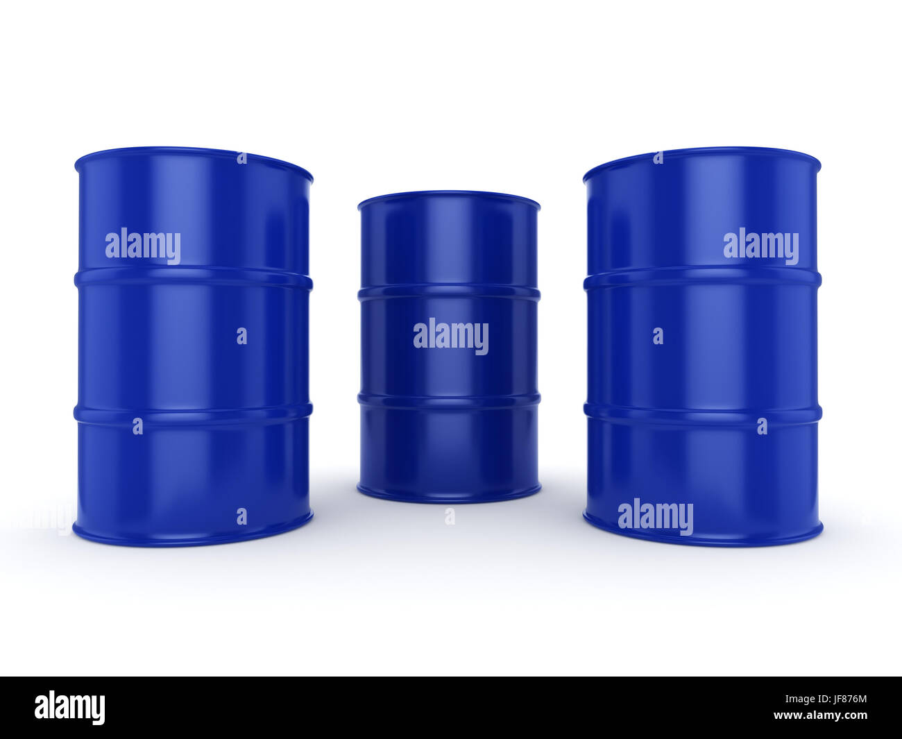 Blue barrels Cut Out Stock Images & Pictures - Alamy