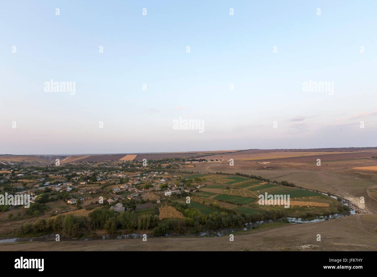 Village near a river hi-res stock photography and images - Alamy
