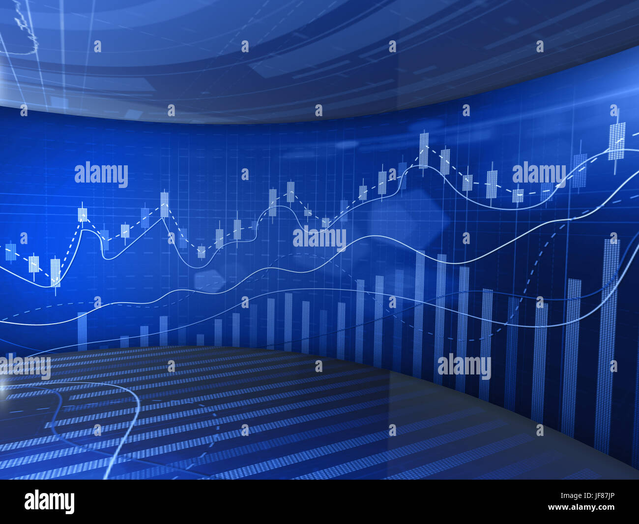 Abstract infographics charts profit growth hi-res stock photography and ...