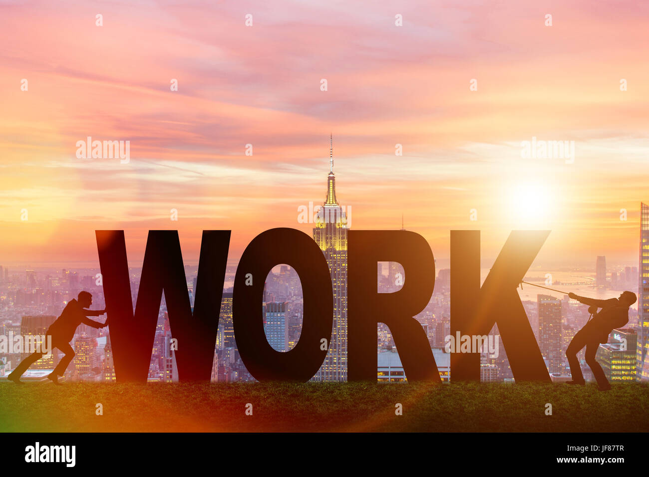 Business concept of hard work Stock Photo - Alamy