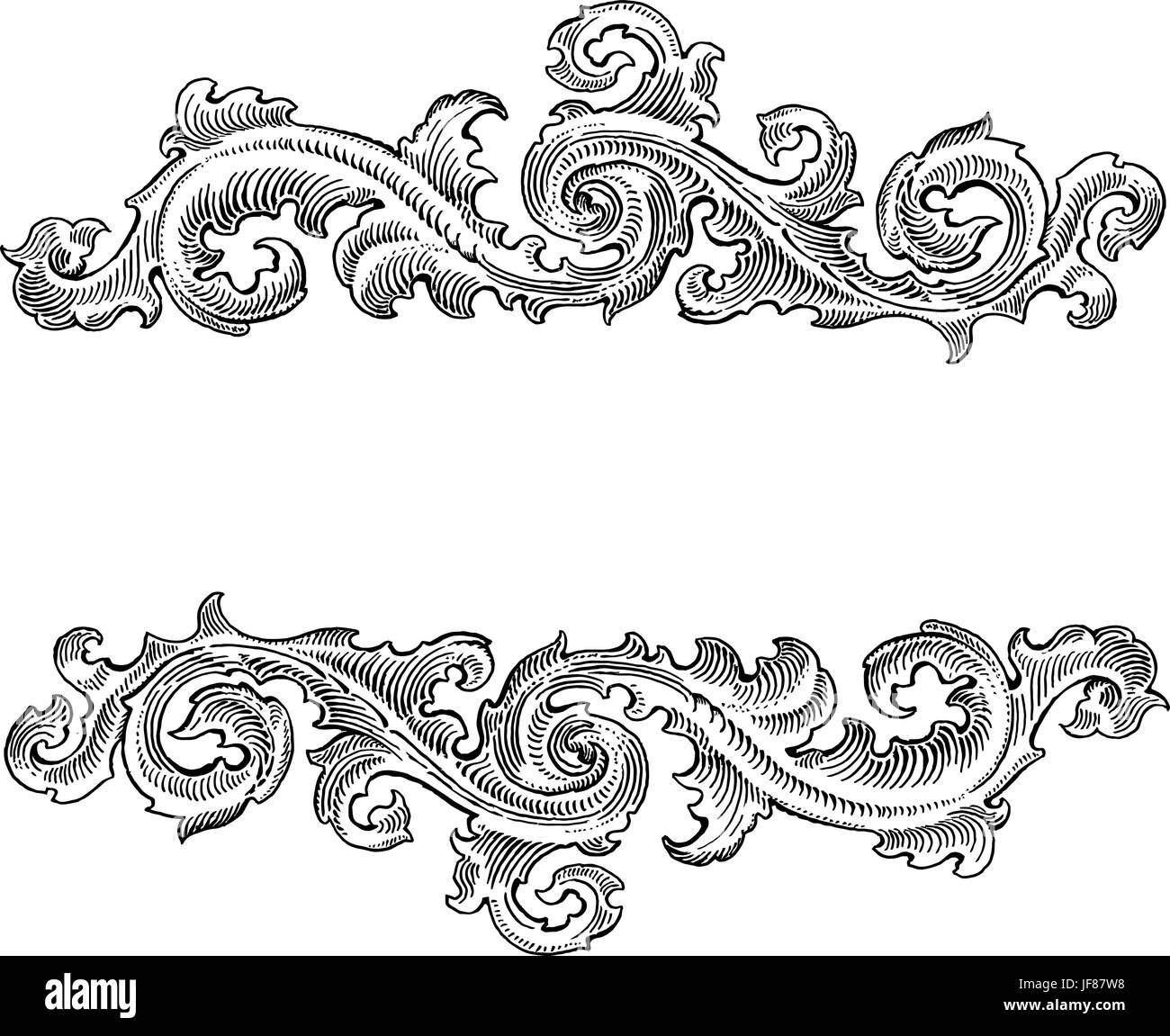 Baroque style floral hi-res stock photography and images - Alamy