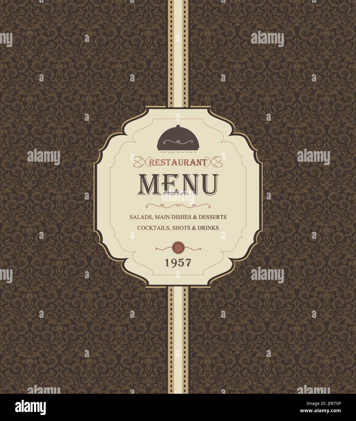 Vintage Restaurant Menu Stock Vector Image & Art - Alamy