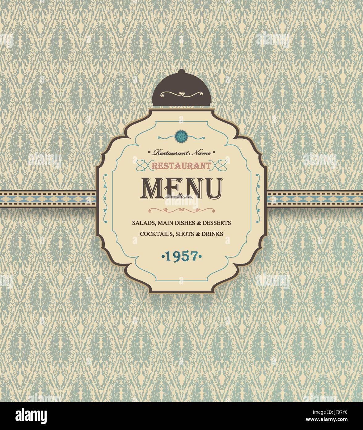 Vintage Restaurant Menu Stock Vector Image & Art - Alamy