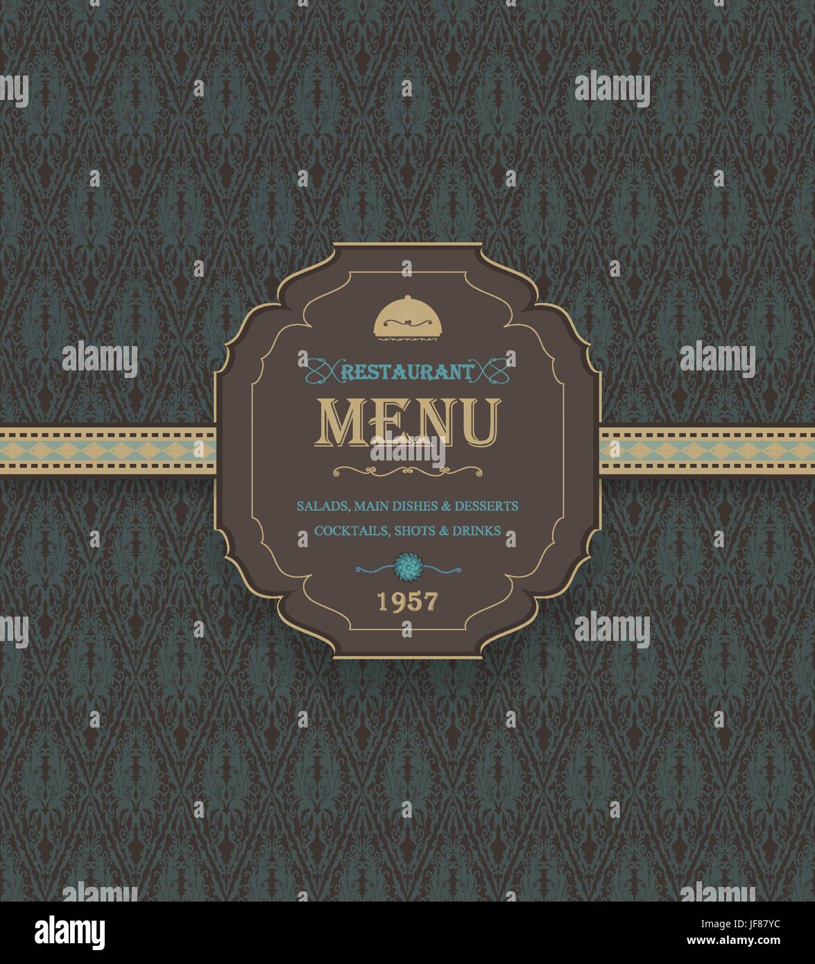 Vintage Restaurant Menu Stock Vector Image & Art - Alamy