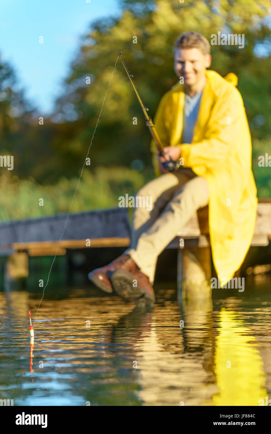 Person on pier hi-res stock photography and images - Alamy