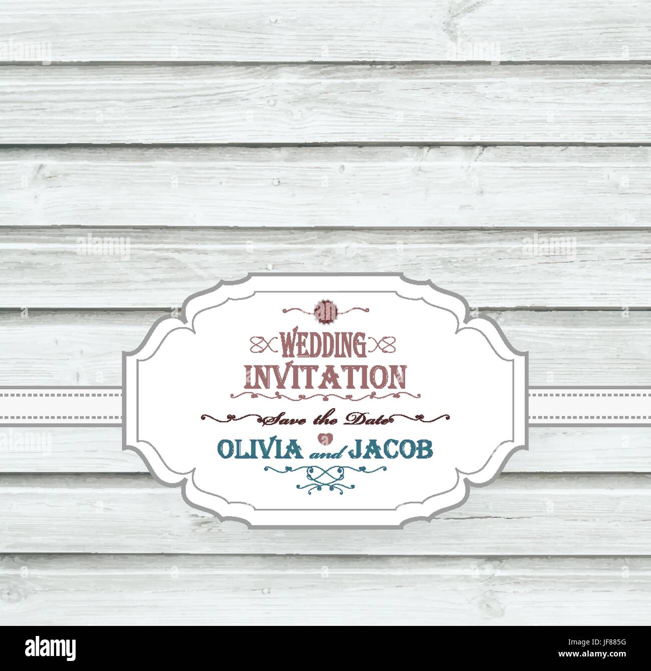 Card invitation congratulation pine Stock Vector Images - Alamy