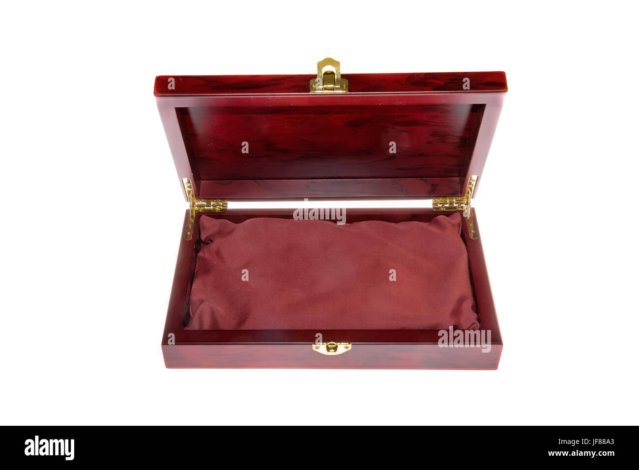 Opened wooden box Stock Photo - Alamy