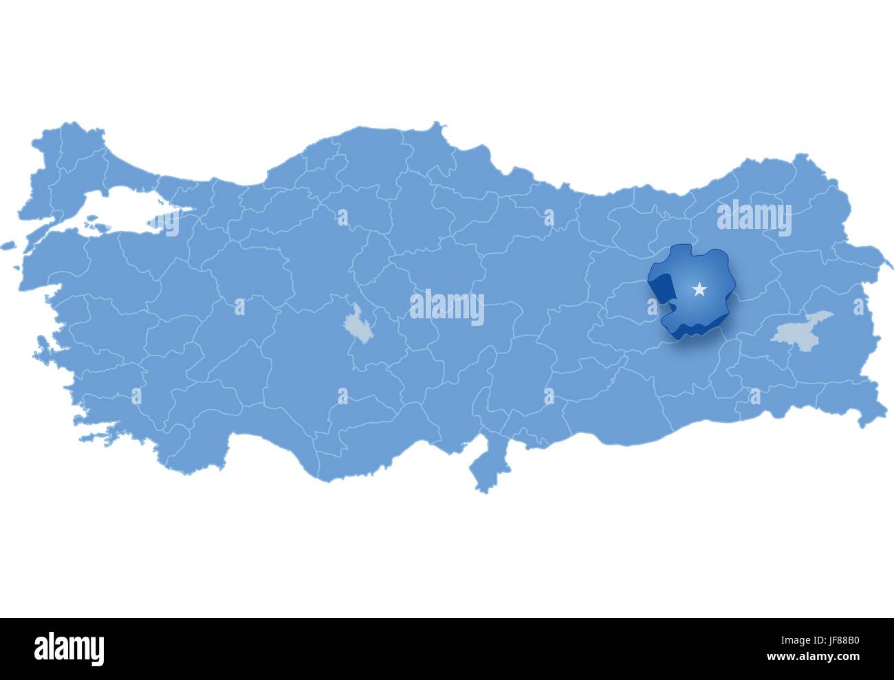 Map of bingol hi-res stock photography and images - Alamy
