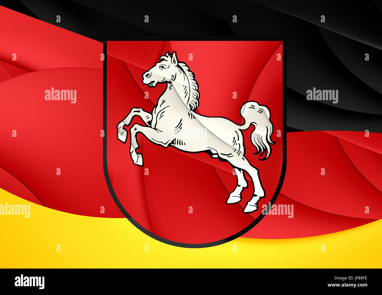 Lower saxony state coat of arms hi-res stock photography and images - Alamy