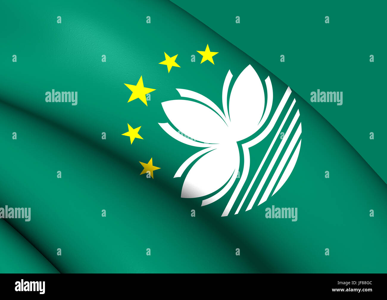 Flag of Macau Stock Photo - Alamy