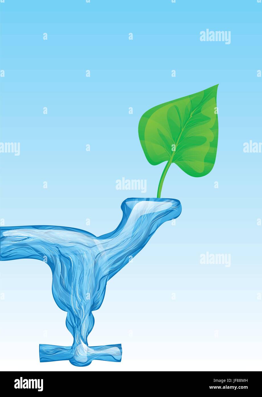 Drinking water life Stock Vector Images - Alamy