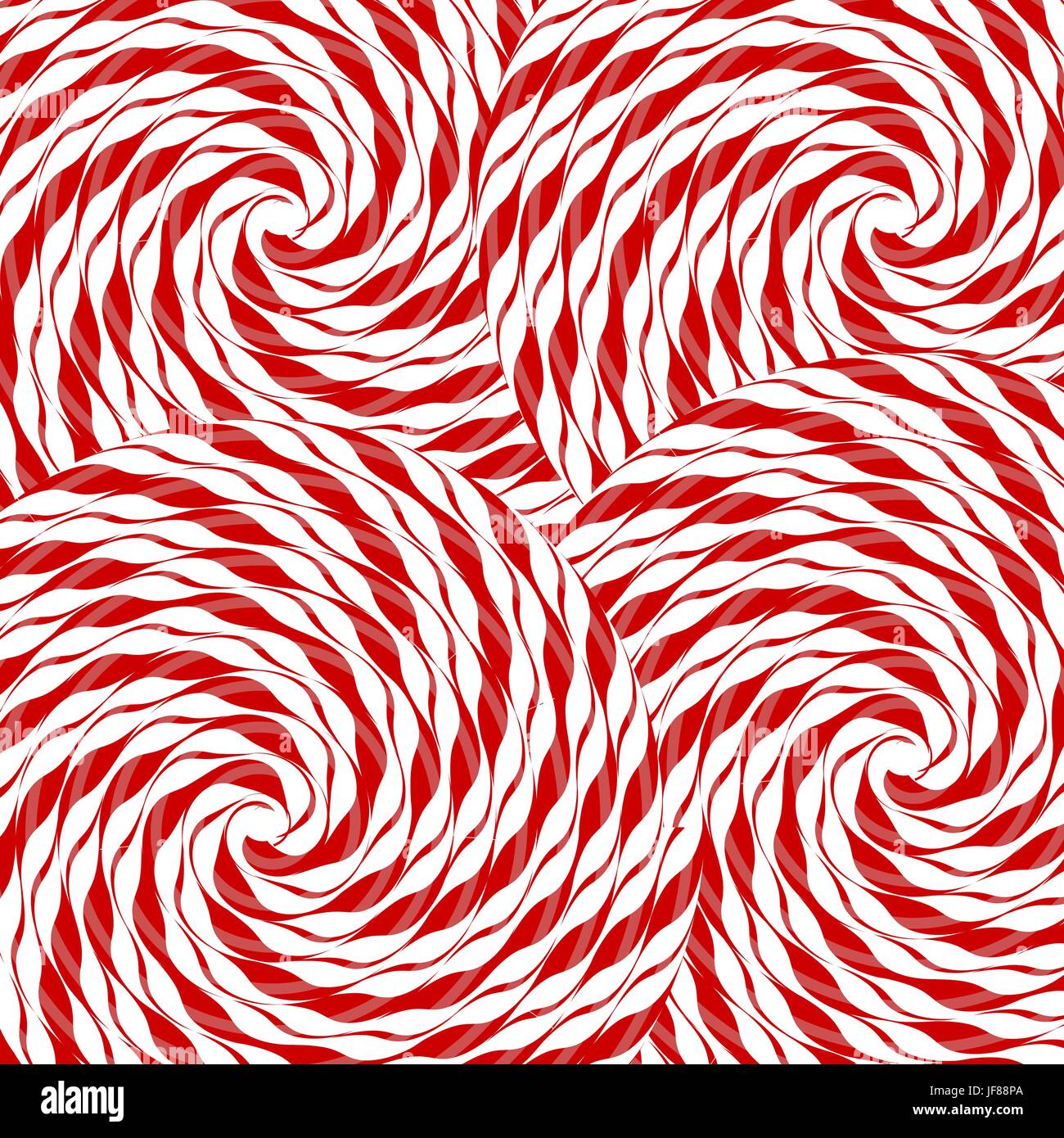 Sweet Candy Background. Red Sweet Striped Candy Pattern Stock Vector ...