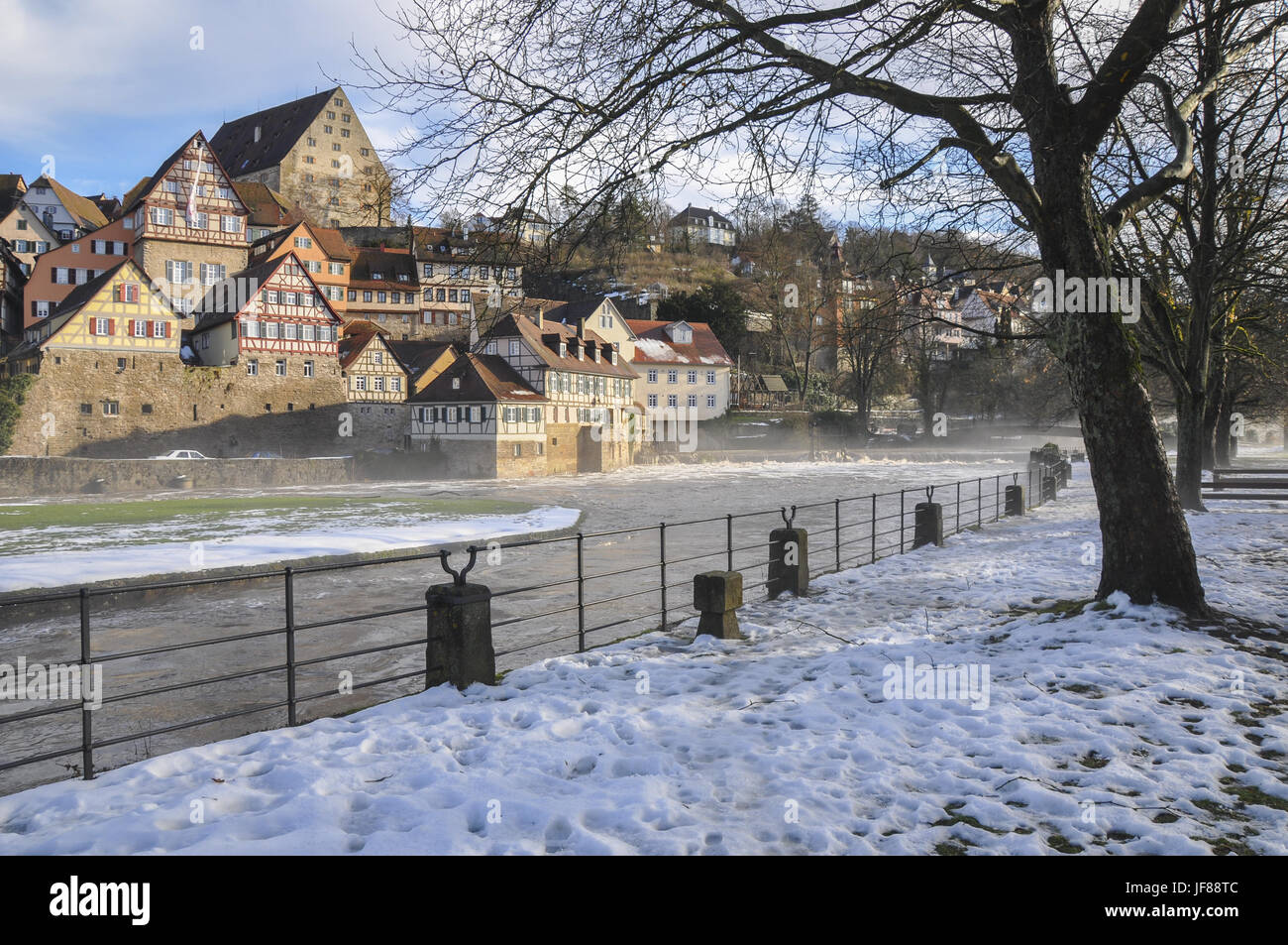 Kocher river in schwaebisch hall hi-res stock photography and images ...
