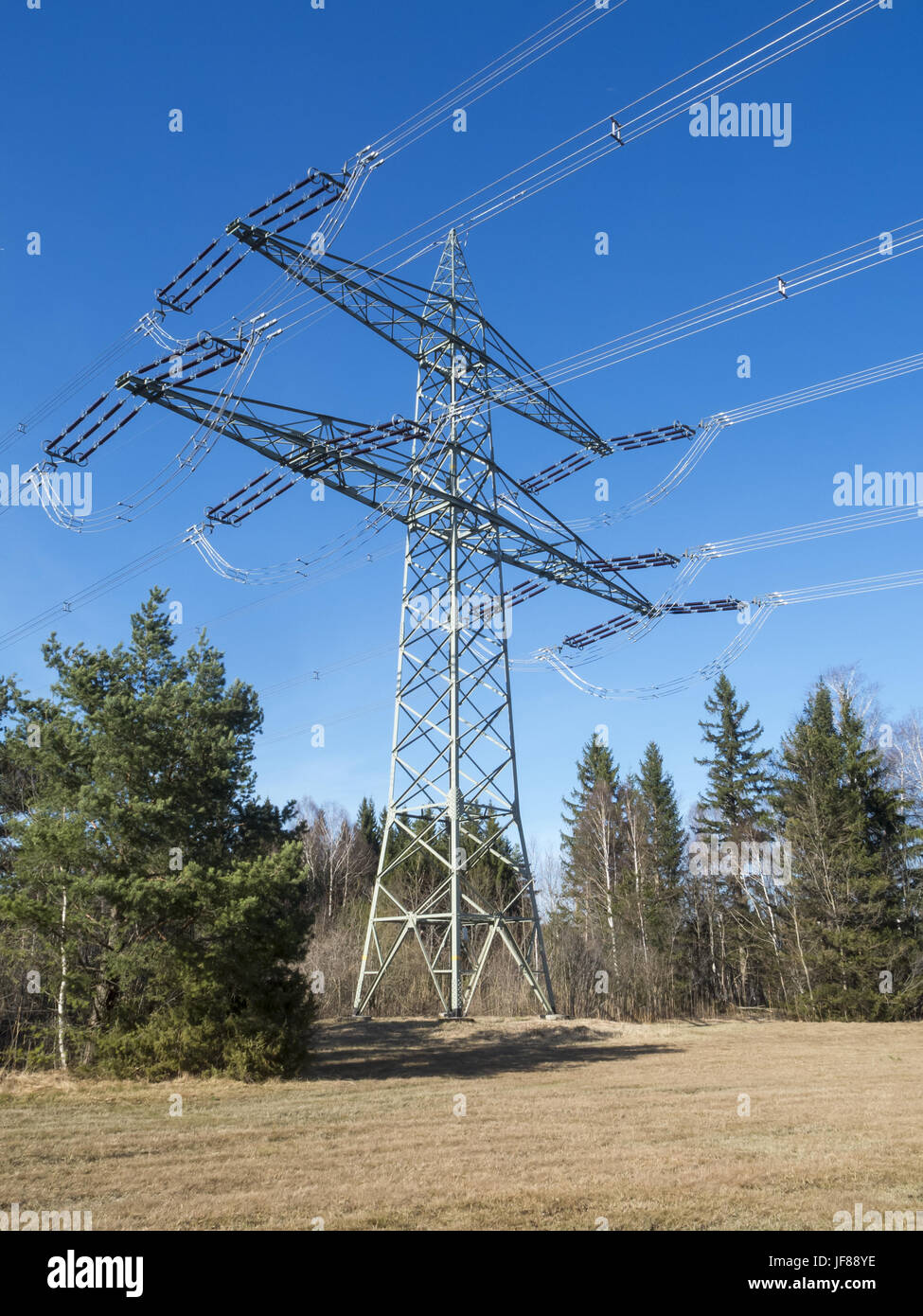 High voltage mast hi-res stock photography and images - Alamy