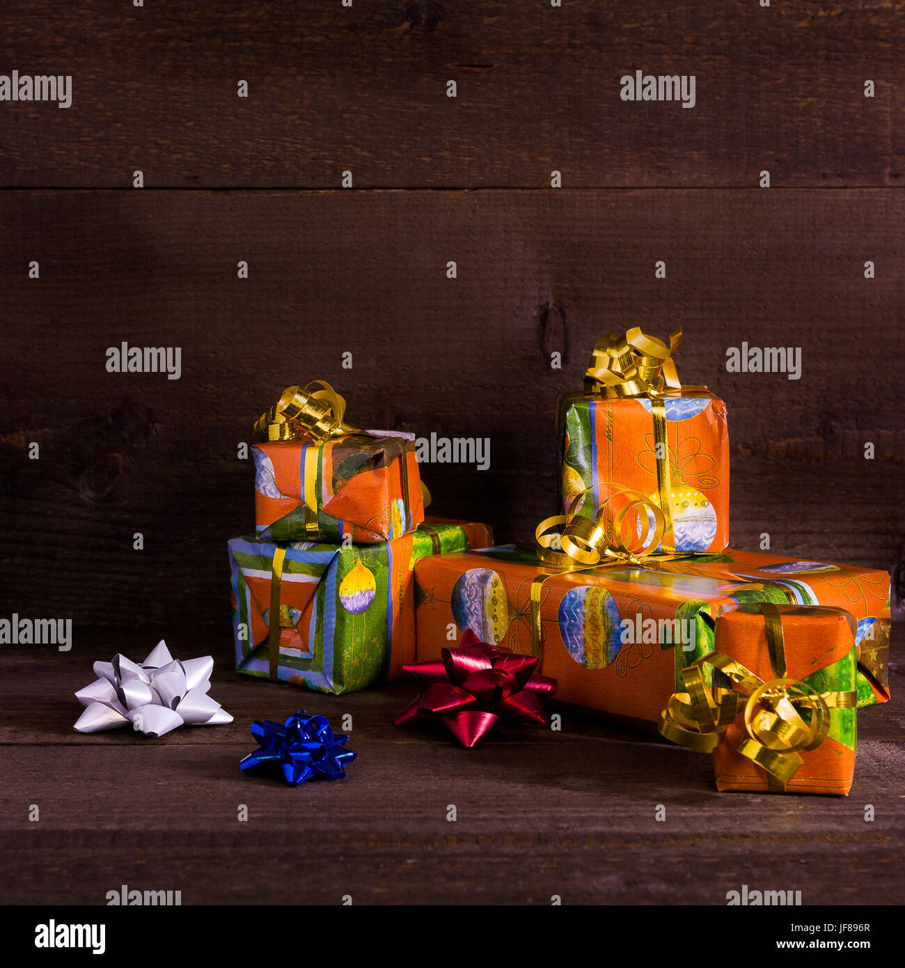 Many Christmas presents Stock Photo - Alamy