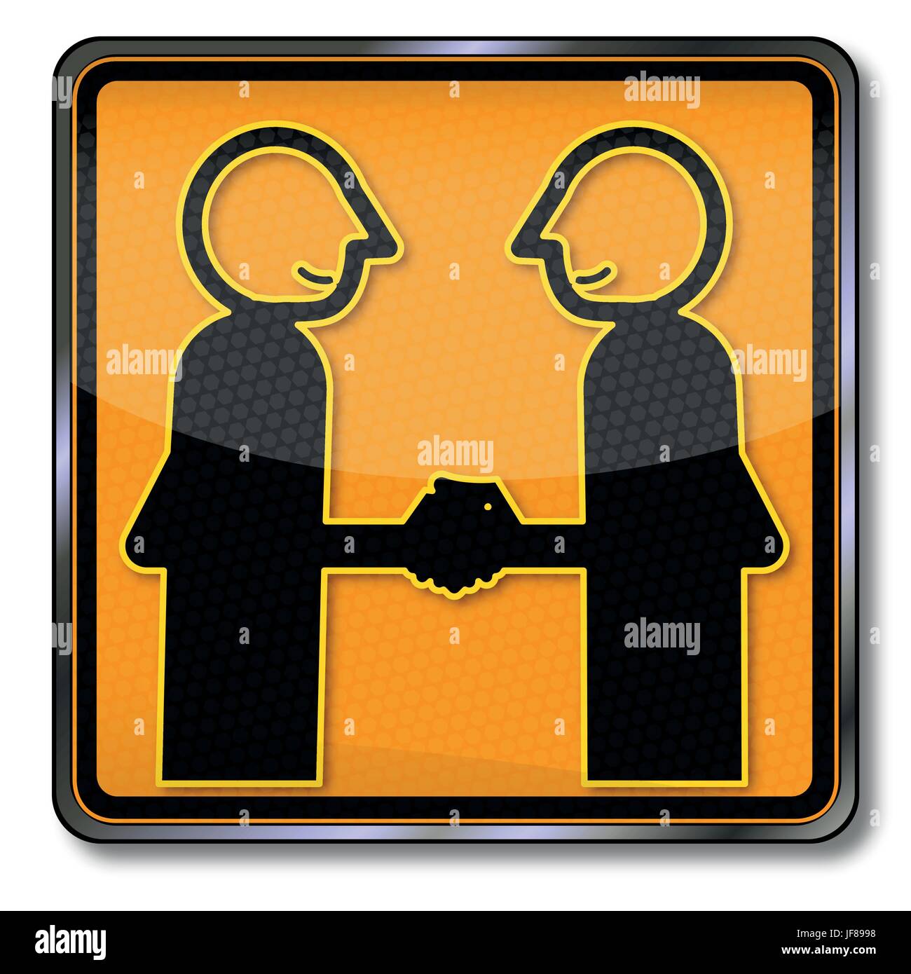 shield friends shaking hands Stock Vector Image & Art - Alamy
