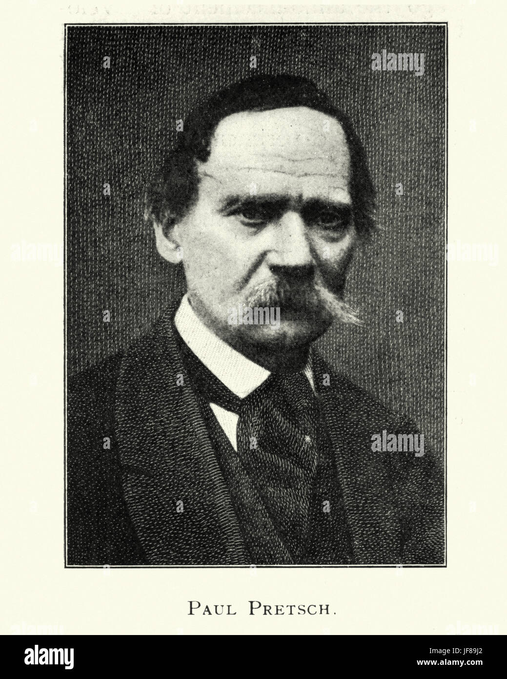 Paul Pretsch a inventor, printer, who launched in London the first ...