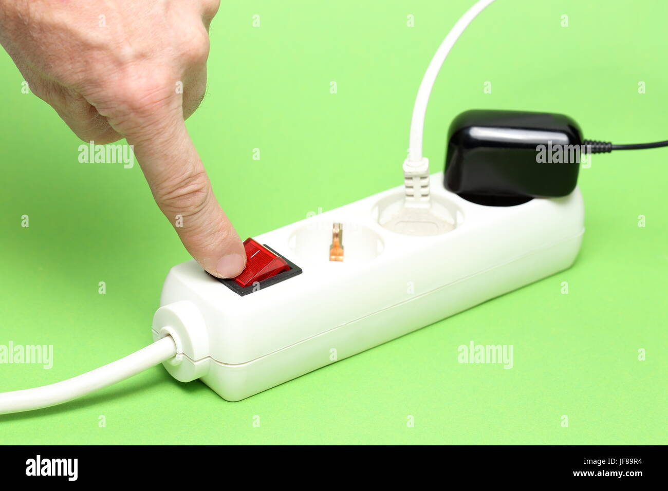 switch off green Stock Photo - Alamy