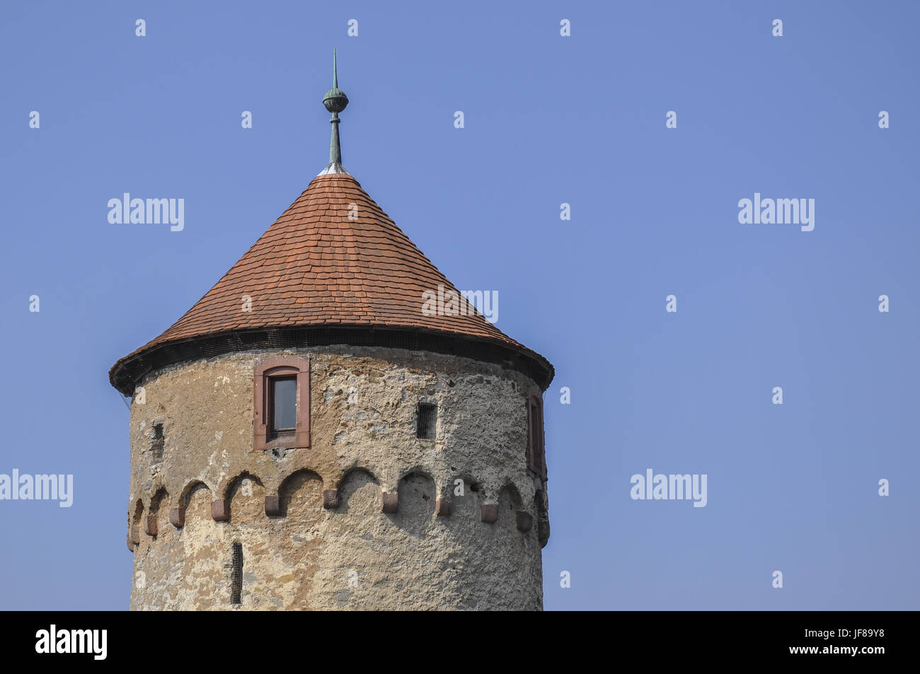 historic City Tower in Buchen, Germany Stock Photo - Alamy