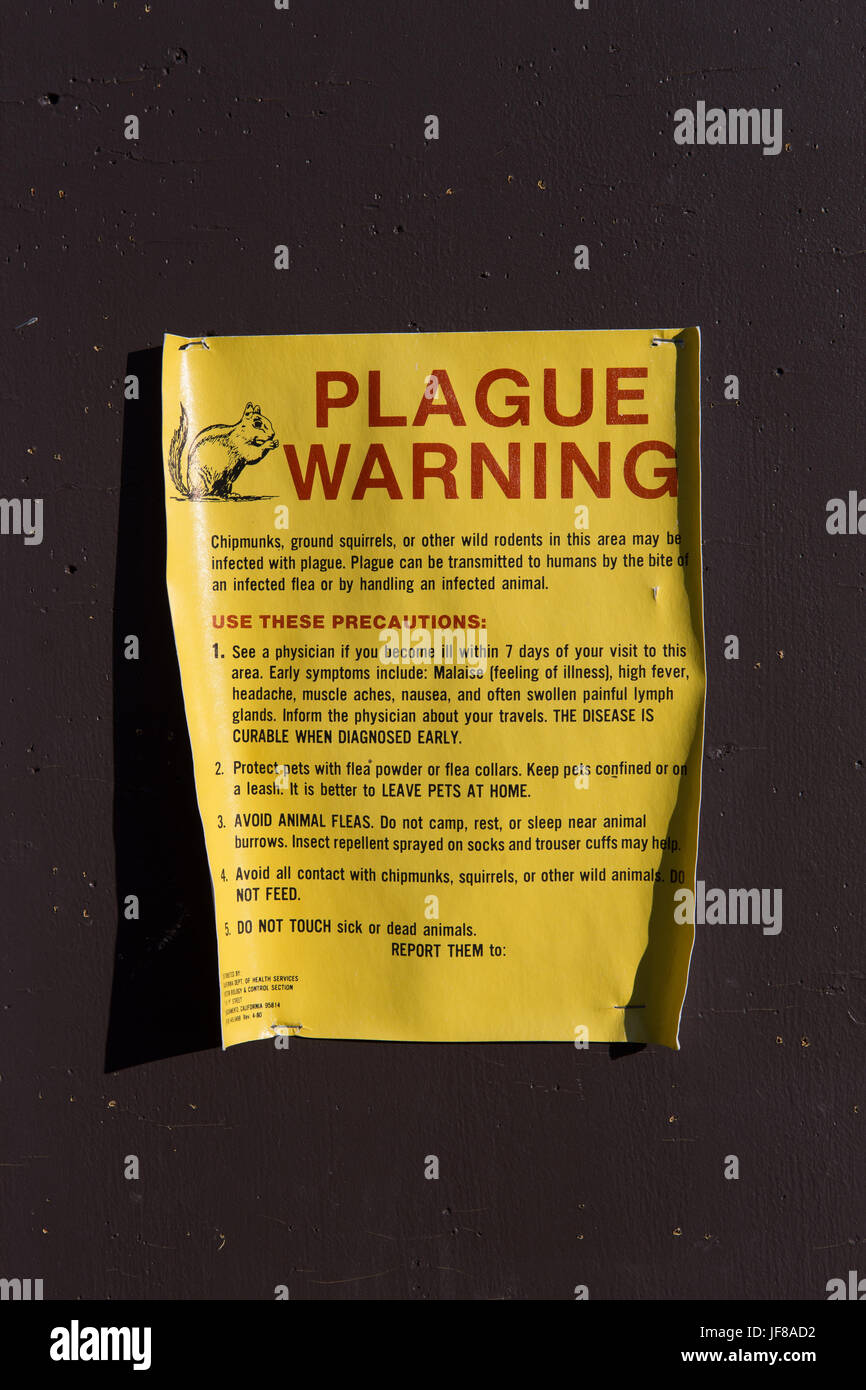 Plague warning sign hi-res stock photography and images - Alamy