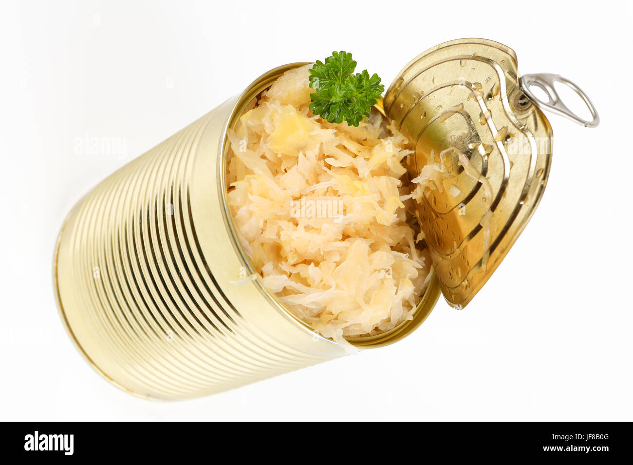 sauerkraut in a tin can Stock Photo - Alamy