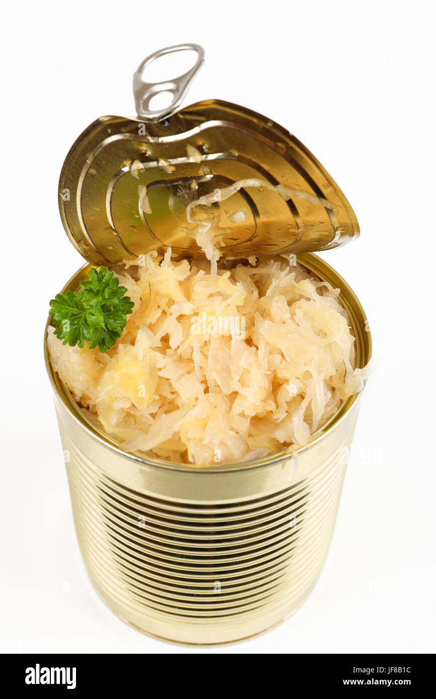 sauerkraut in a tin can Stock Photo - Alamy
