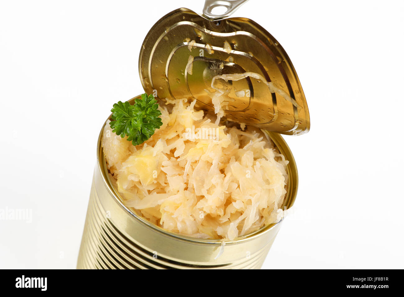 sauerkraut in a tin can Stock Photo - Alamy