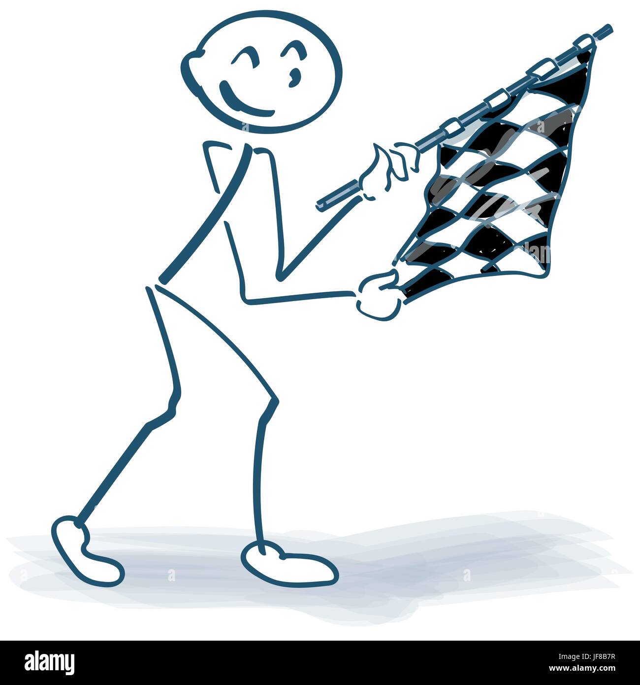 Stick figure flag hi-res stock photography and images - Alamy