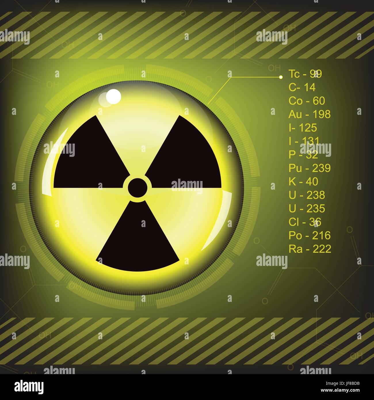 radiation warning symbol Stock Vector Image & Art - Alamy