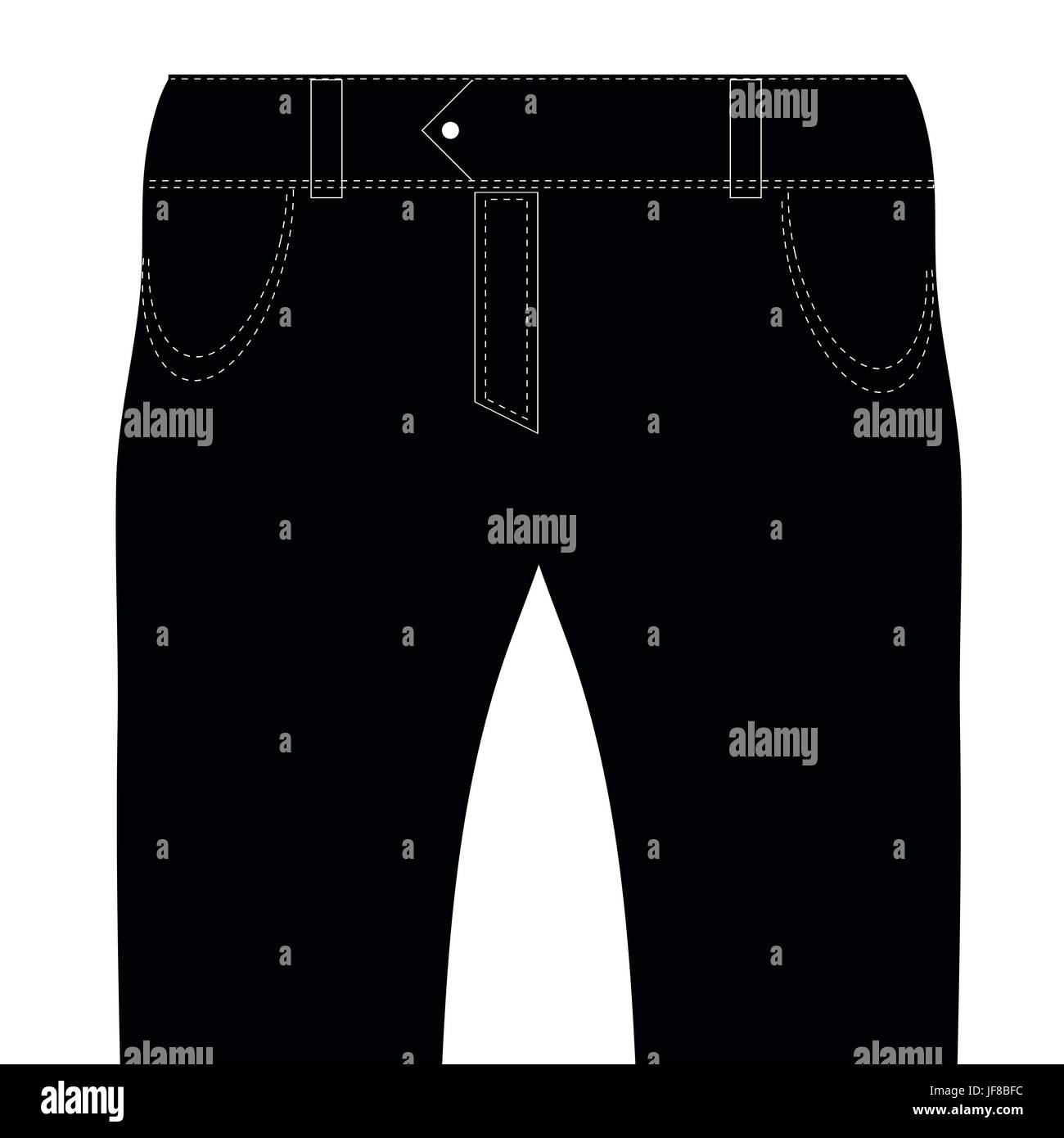 Thread trousers Stock Vector Images - Alamy