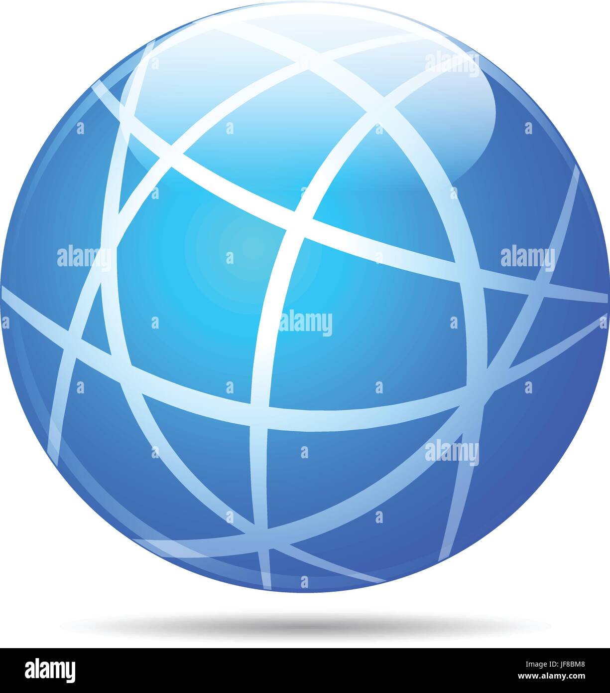 Globe map vector connections Stock Vector Images - Alamy