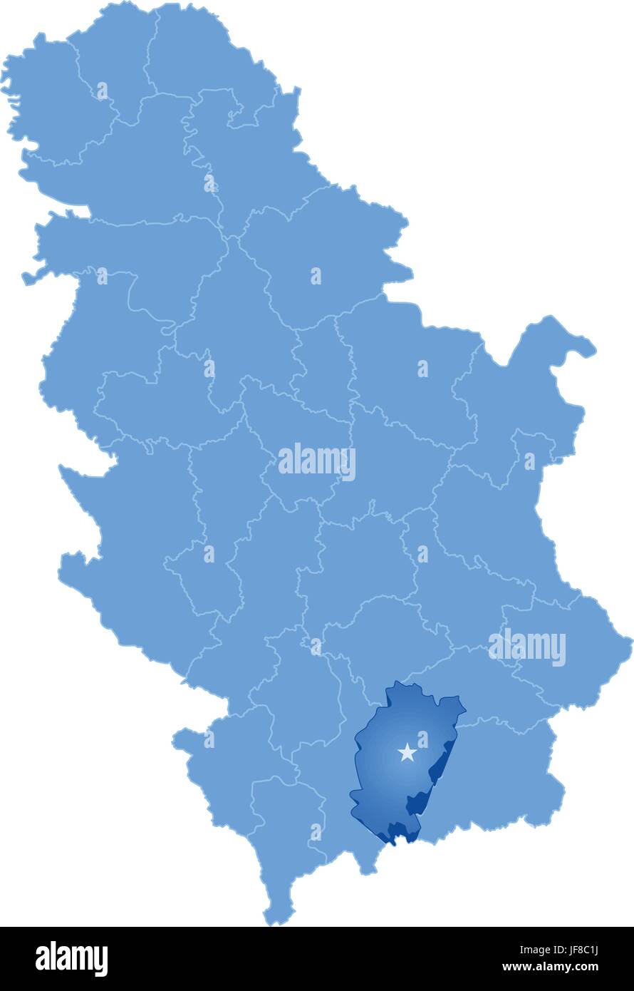 Serbia kosovo map hi-res stock photography and images - Alamy