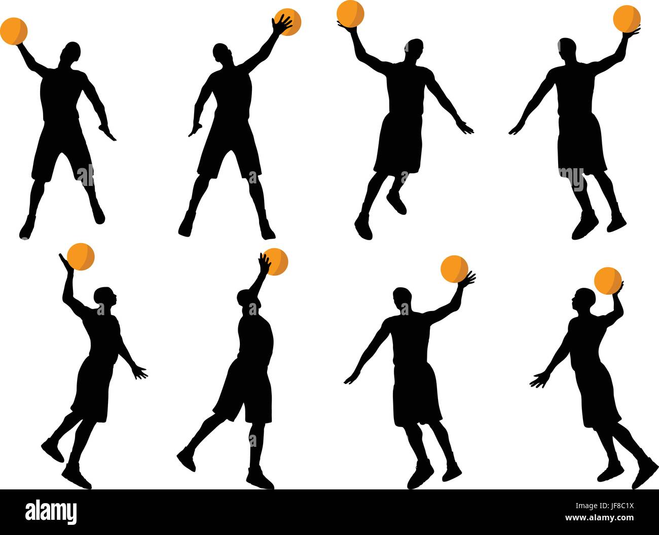 Basketball hoops Stock Vector Images - Alamy