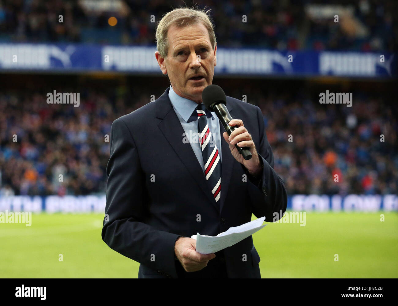 Rangers chairman Dave King during the UEFA Europa League Qualifying ...