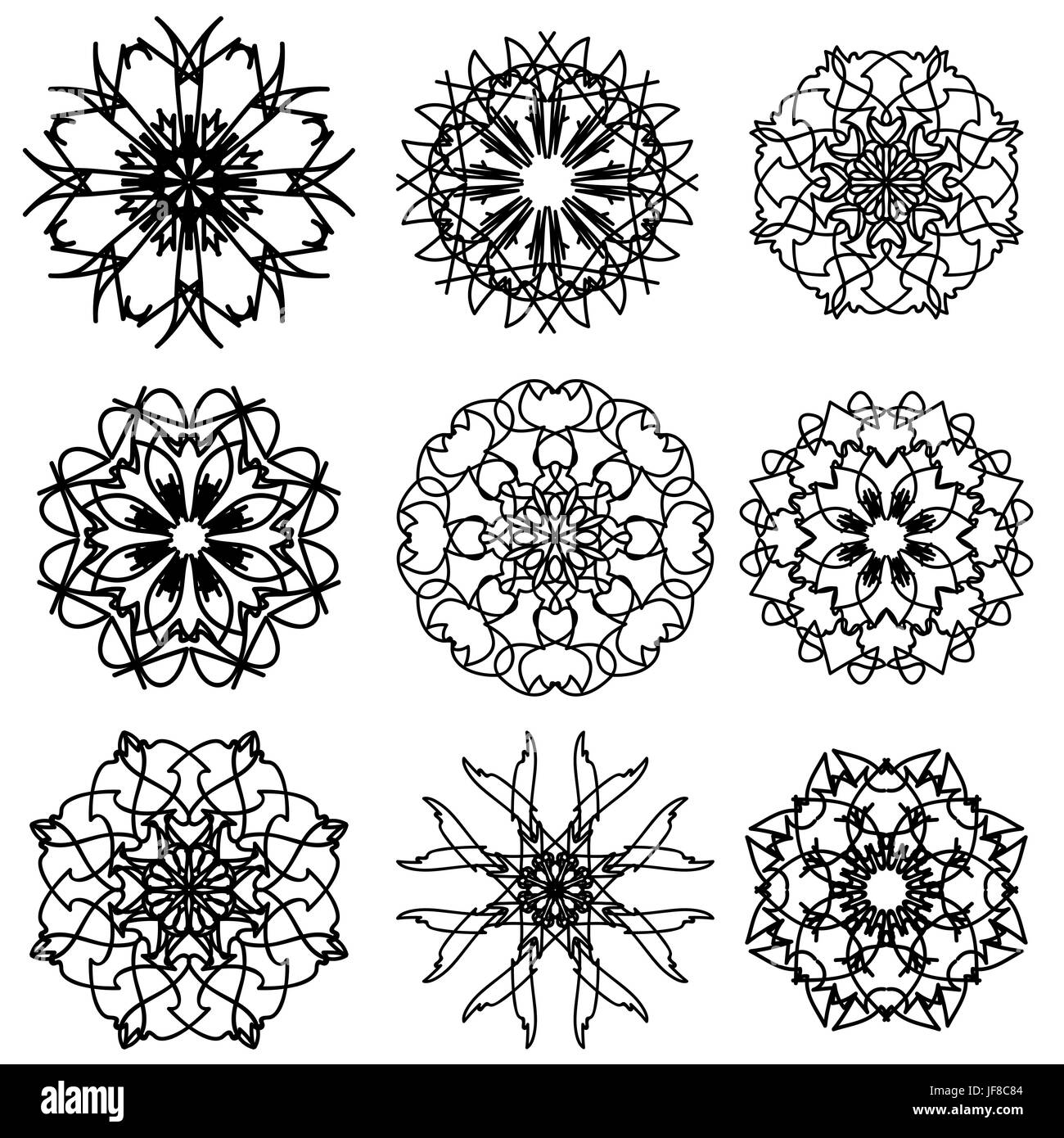 Indian mosaics Stock Vector Images - Alamy