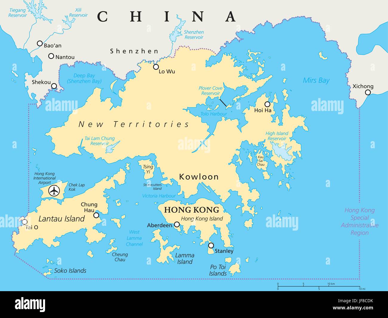 Hong kong aberdeen Stock Vector Images - Alamy