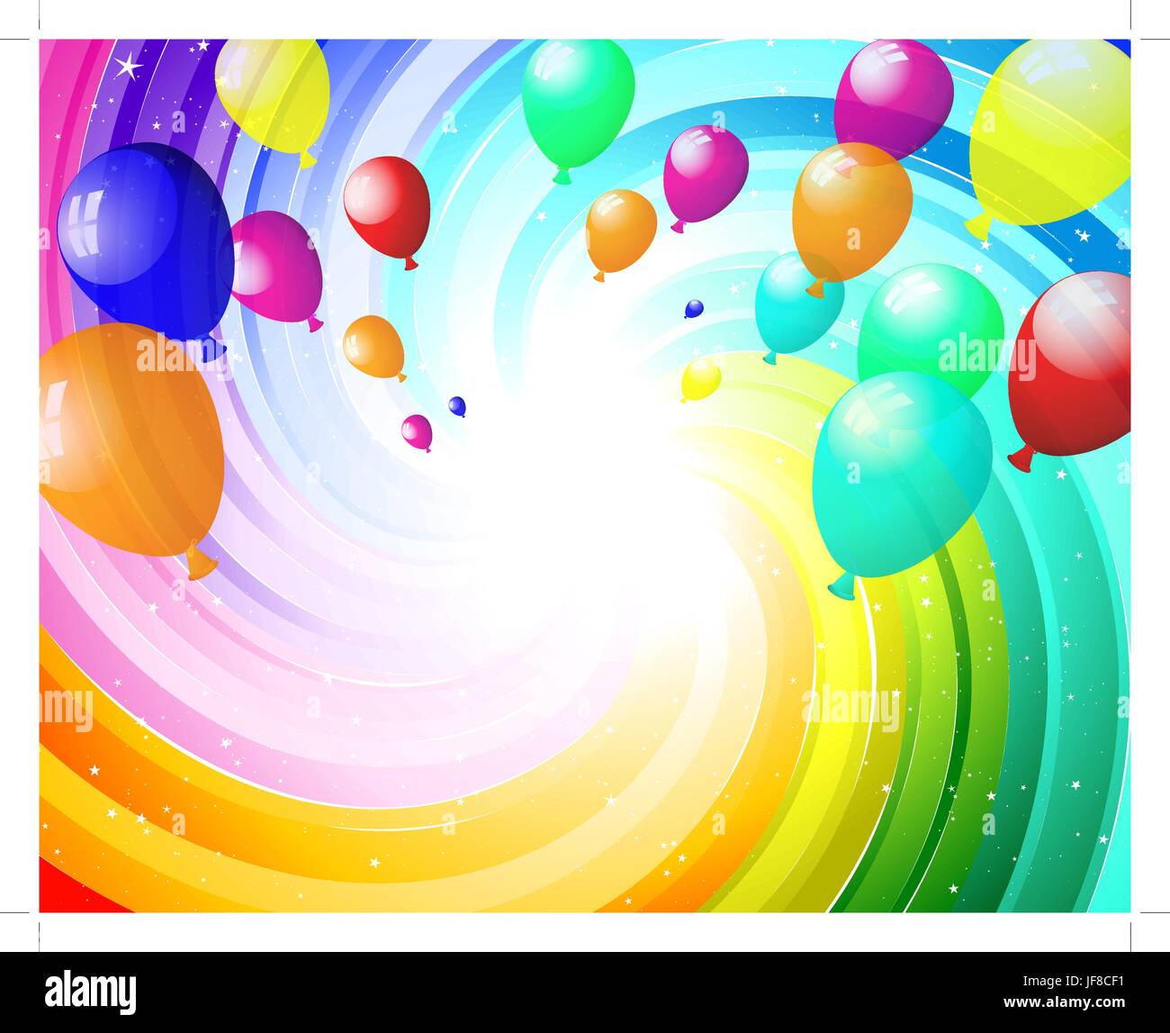Balloons during party Stock Vector Images - Alamy