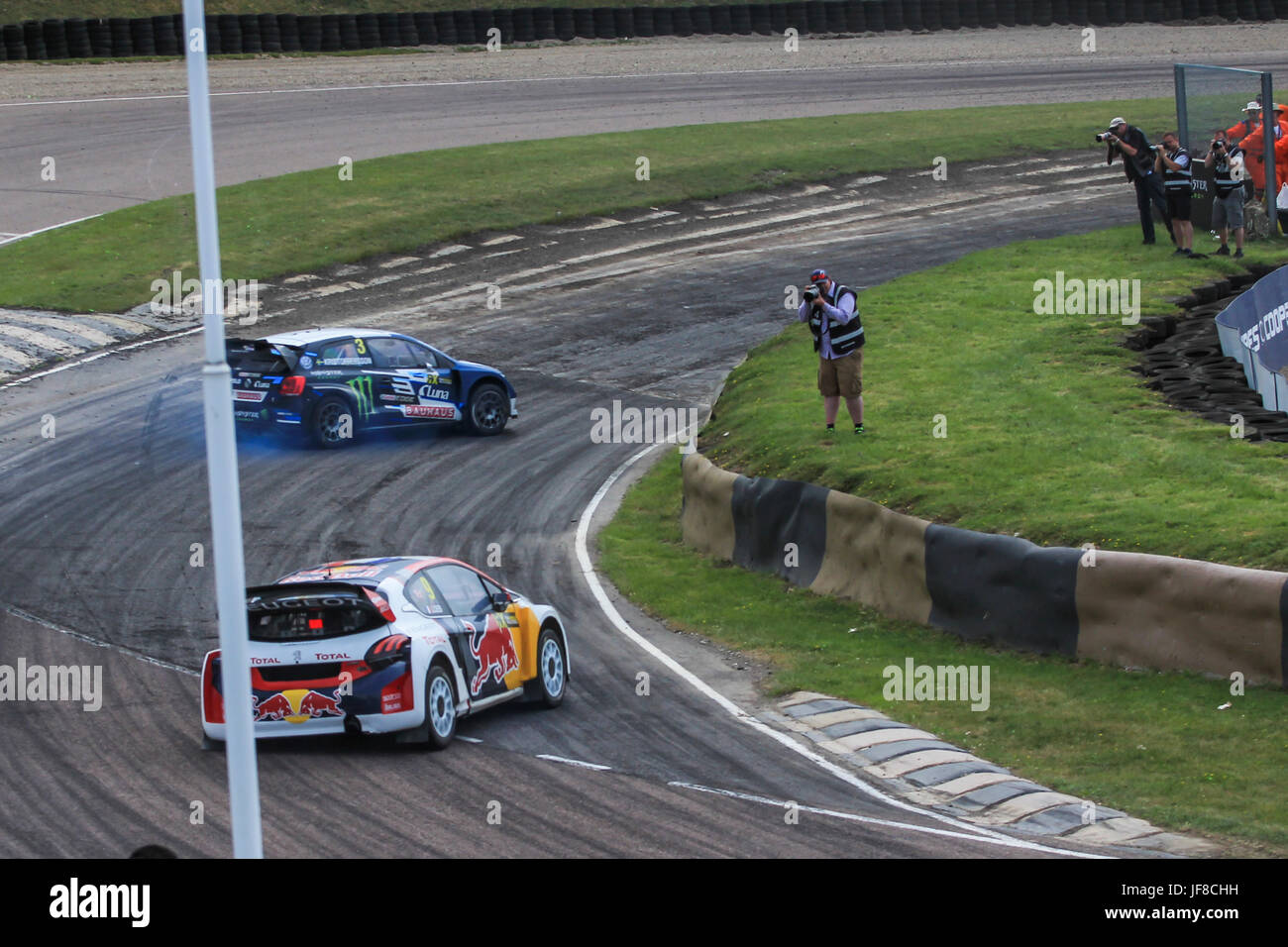 Lydden Hill Racing Circuit on the last day of the World Rally Cross to ...